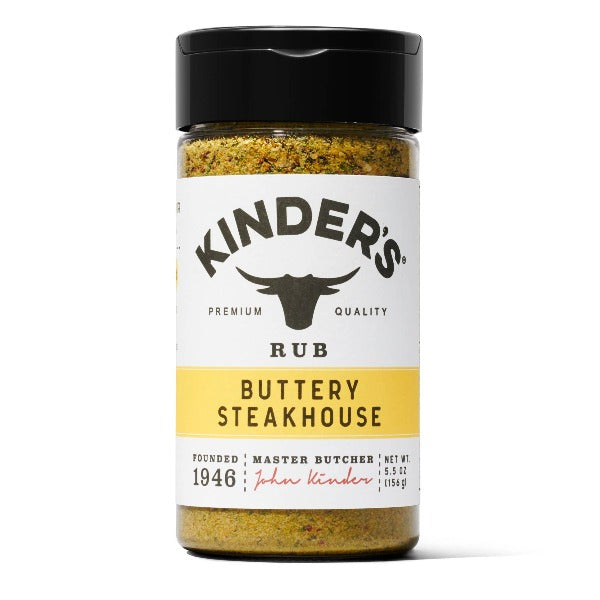 Kinder's Buttery Steakhouse Rub 5.5oz — All BBQ Canada
